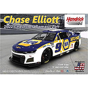 Salvinos JR Models Salvinos Jr Models HMC2022CEP 1/24 Scale 2022 Camaro ZL1 #9 Chase Elliott Plastic Model Kit SJMHMC2022CEP 0