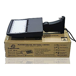 RuggedGrade 150 Watt LED NextGen III Parking Lot Light - 21,000 Lumen - 5000K - ARM Mount - Without photocell