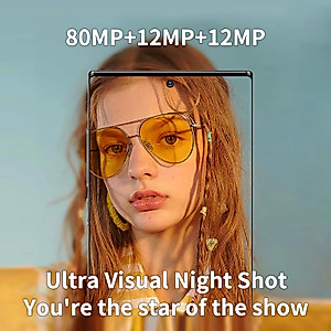 WV LeisureMaster C23+5G Cell Phone with Tool Pen, Android Smartphone, 6GB+256GB Full Netcom Unlocked Phone, Support Dual SIM Dual Standby Face Recognition 6000mAh Ultra Long Life Battery.(Green)