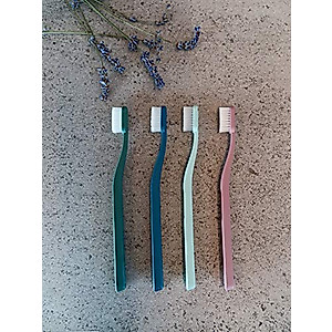 Jordan* ® | Green Clean Manual Toothbrush | Award Winning Sustainable Toothbrush Made from Recycled Materials | Eco-Friendly | Scandinavian Design | Soft Bristle Toothbrush | Mixed Colour | 4 Units