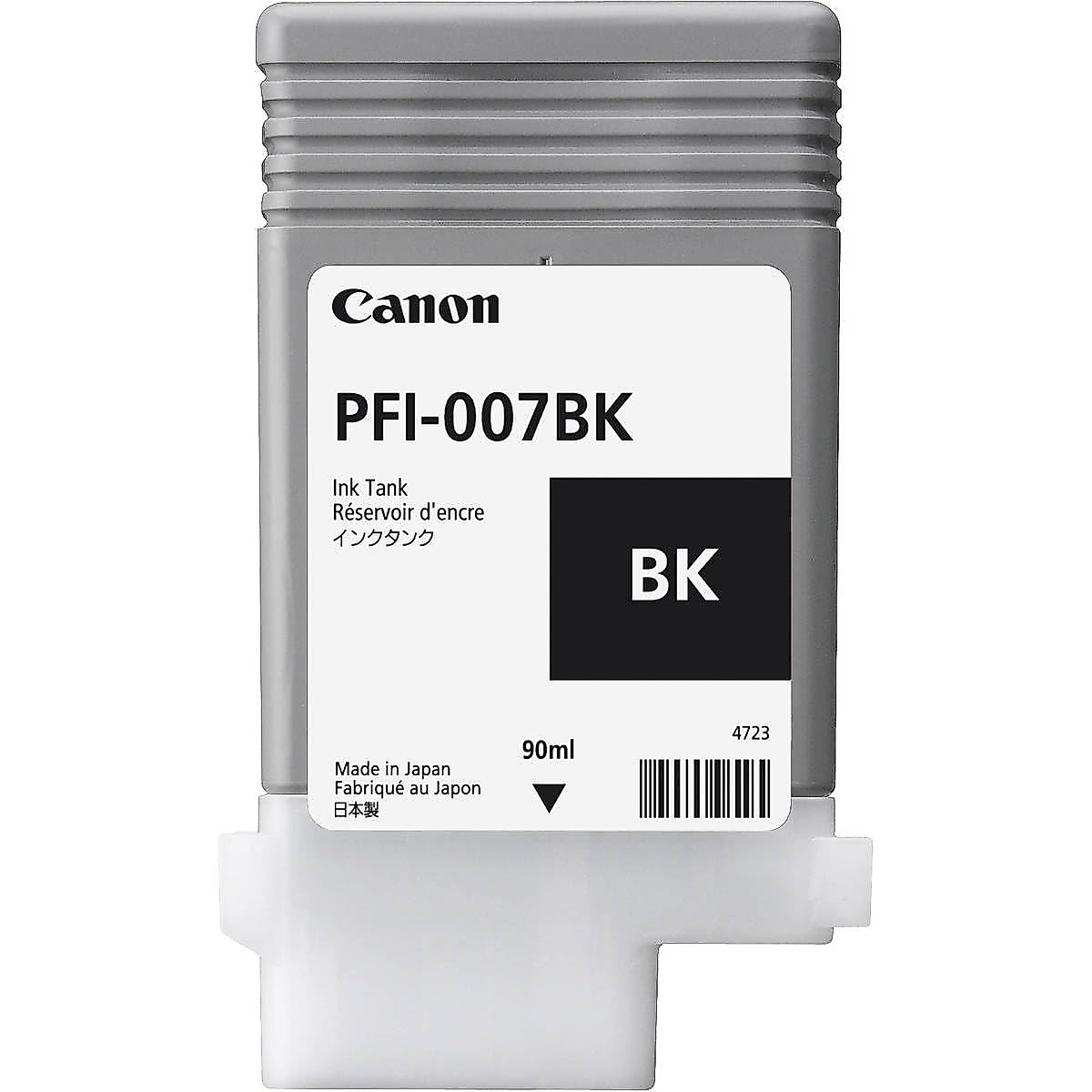 Canon 90ml Dye Ink Tank Bundle for imagePROGRAF iPF670E Printer, Consists of PFI007BK Black, PFI007C Cyan, PFI007M Magenta, PFI007MBK Matte Black, PFI-007Y Yellow