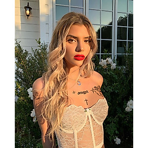 JINYOUS 22 Sheets Realistic Temporary Tattoo, 10 sheets Sexy Snake Fake Tattoos Stickers, Floral Peony Rose Tribal Viper Snake Temporary Tatoos For Women Men Adults Body Art Forearm Arm Leg