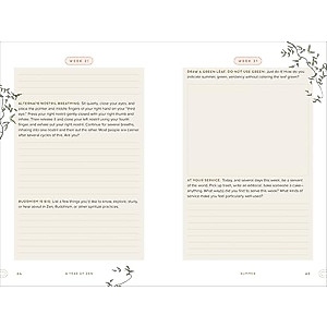 A Year of Zen: A 52-Week Guided Journal (A Year of Reflections Journal)