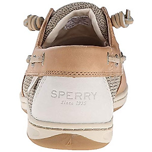 Sperry Womens Songfish Boat Shoe, Linen Oat, 9.5