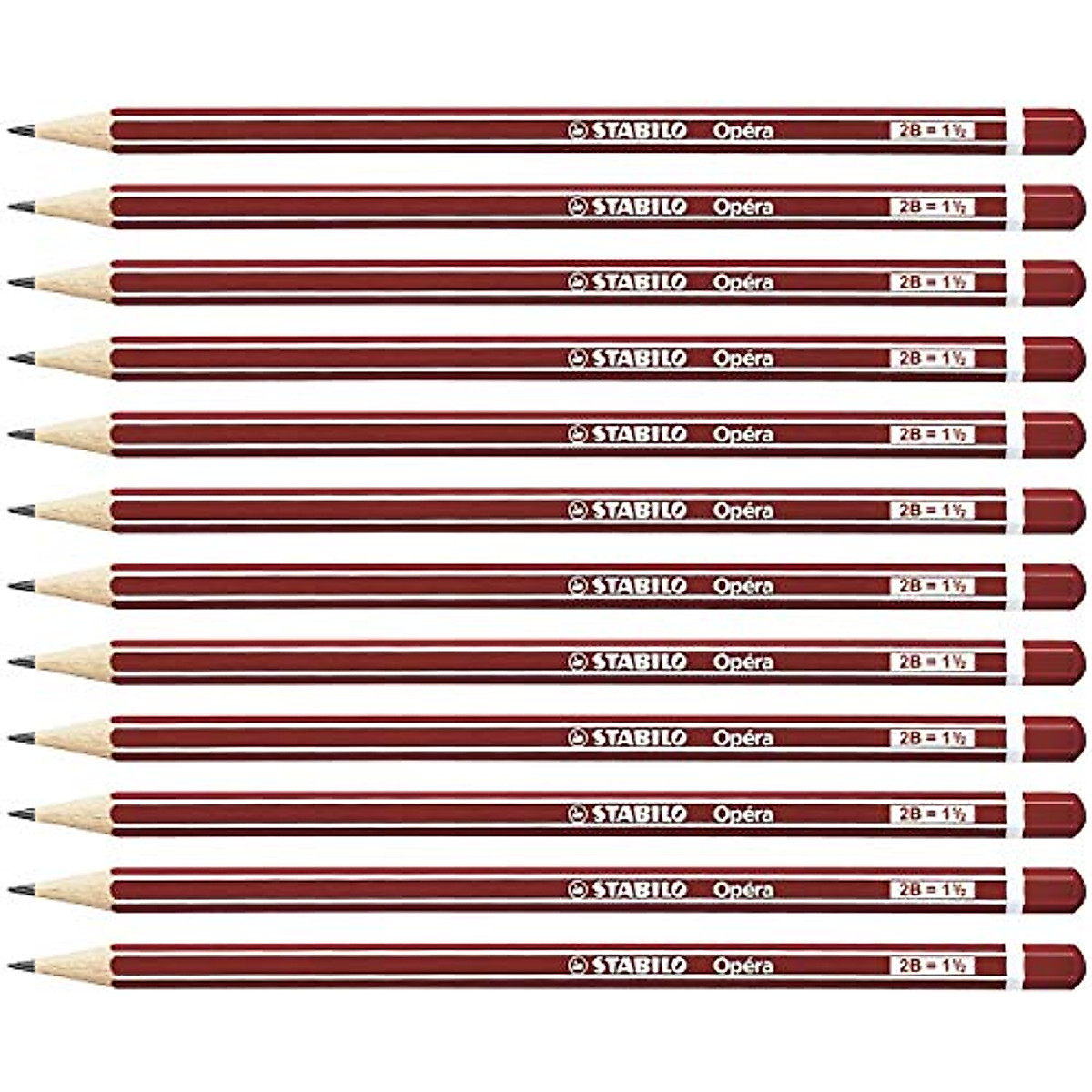 STABILO Opera 2B Pencils Pack of 12