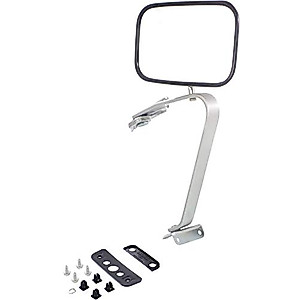 Kool Vue Left & Right Door Mirrors Compatible With Ford F-150 1987-1991 Polished Pair