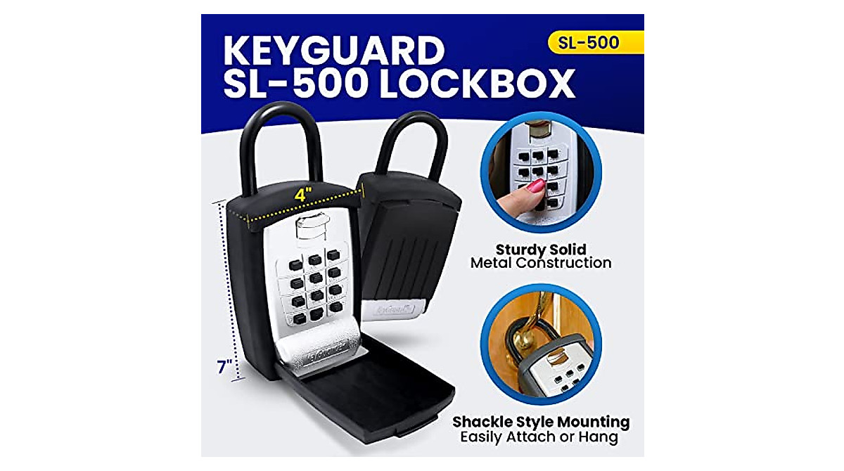 KeyGuard SL-500 Lockbox - Secure Keyless Access