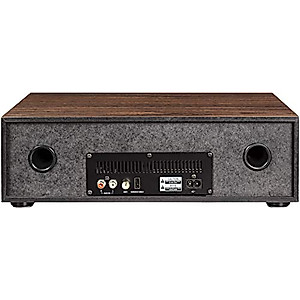 Crosley CR3501A-WA Fleetwood Bluetooth FM Clock Radio and CD Player, Walnut