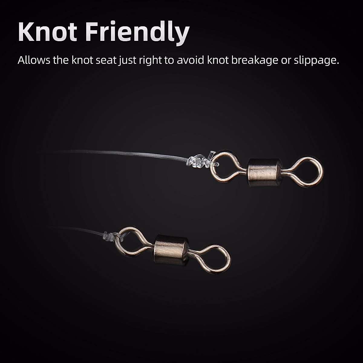 RUNCL PowerMono Fishing Line, Monofilament Fishing Line - Ultimate Strength, Shock Absorber, Suspend in Water, Knot Friendly - Mono Fishing Line (Clear, 6LB(2.7kgs), 300yds)