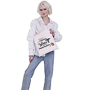 VAMSII Female Phlebotomist Gifts Tote Bag Phlebotomy Gifts for Women Phlebotomy Technician Gifts Phlebotomy Student Gifts(Tote Bag)