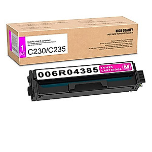 EAXIUCE C230/C235 Toner 006R04385 Magenta Toner 1 Pack Toner Cartridge Replacement for C230 C235 Printer