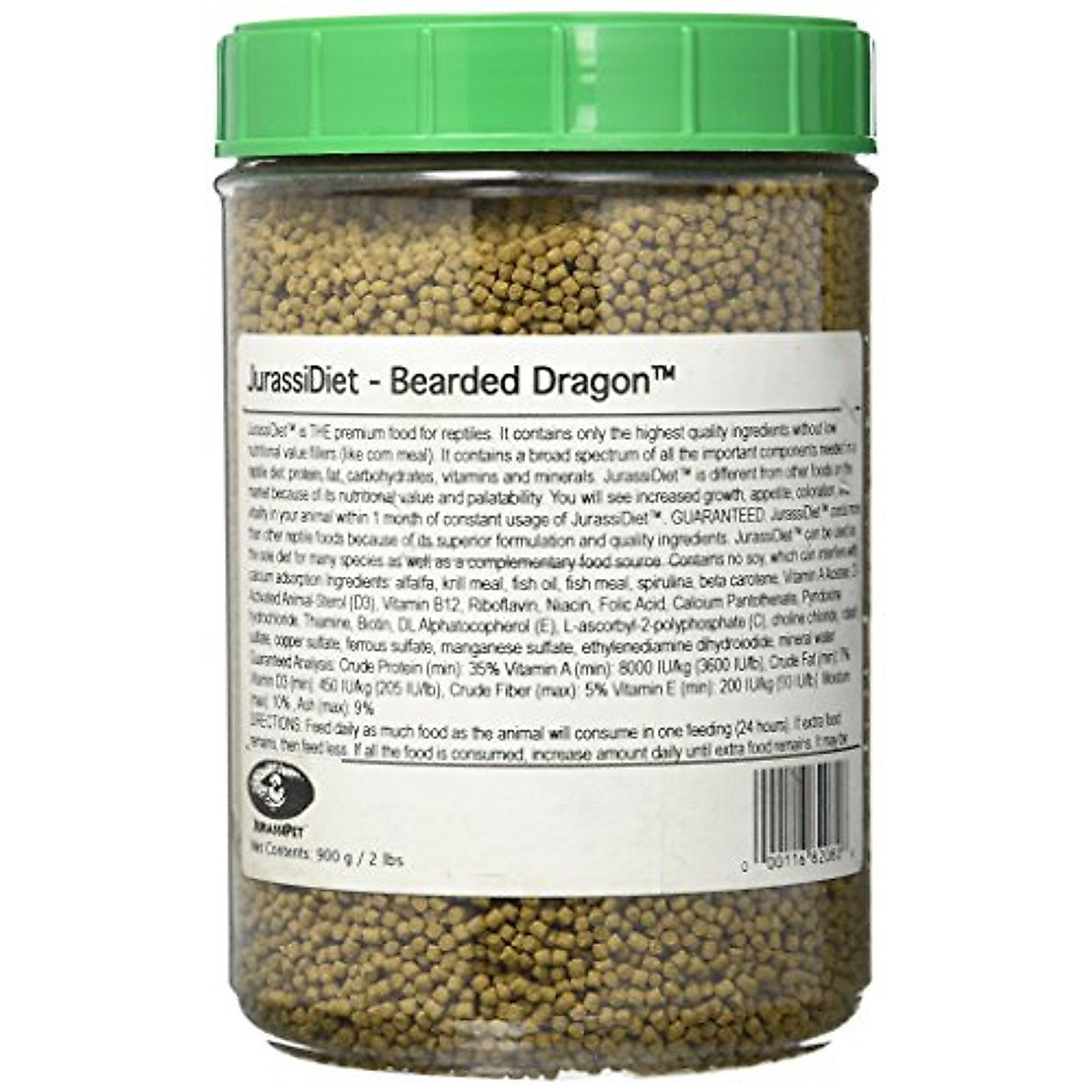 Jurassidiet - Bearded Dragon, 900 G / 2 Lbs