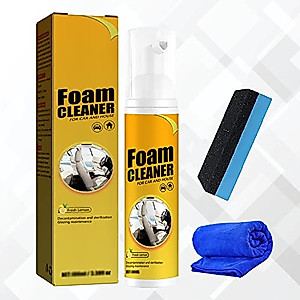 2023 Car Magic Foam Cleaner, Magic Foam Cleaner for Car, Foam Cleaner All Purpose Heavy Duty, Multipurpose Foam Cleaner, Car Kitchen Cleaner, 100ml (1)