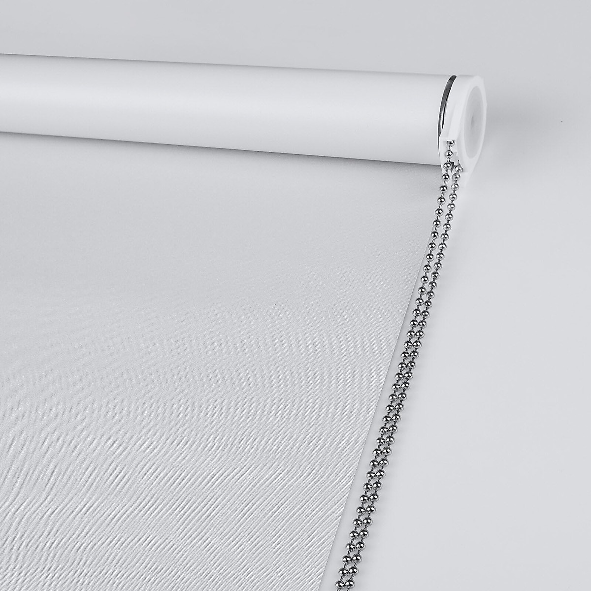 SUNFREE Blackout Roller Shades for Windows,58" W x 72" H, White,Pull Down Shades for Windows with Chain Cord, Roller Blinds for Living Room, UV Protection Room Darkening Shades Door Blinds