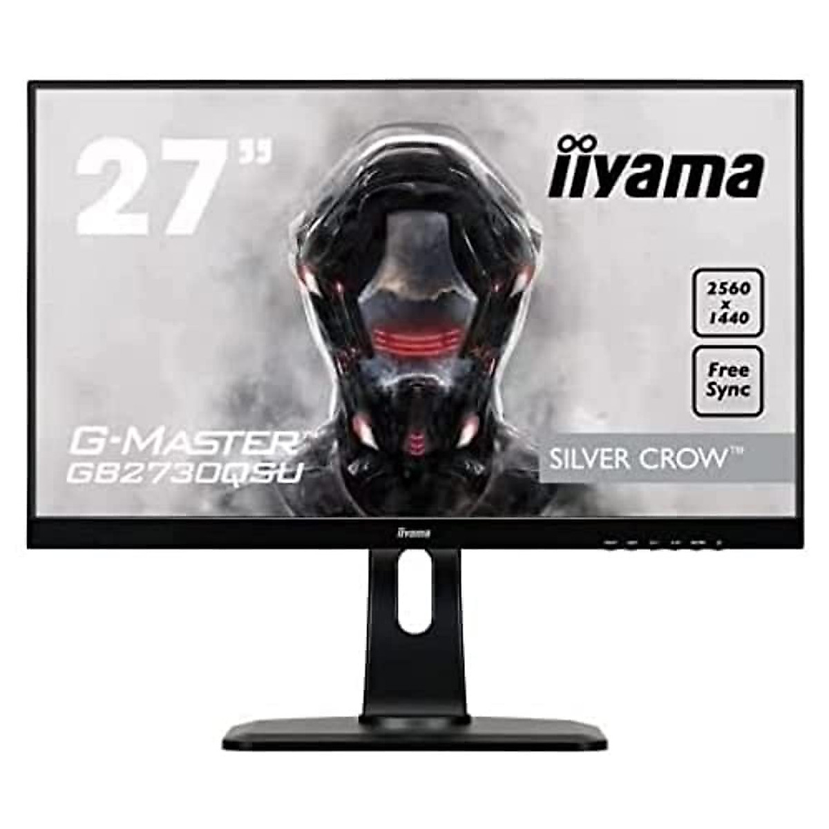 Iiyama 27 ETE Gaming, 2560x1440, G-Master Silver Crow, 1ms, GB2730QSU-B1 (G-Master Silver Crow, 1ms, FreeSync, 13cm Height adj. Stand, 350cd/mý)