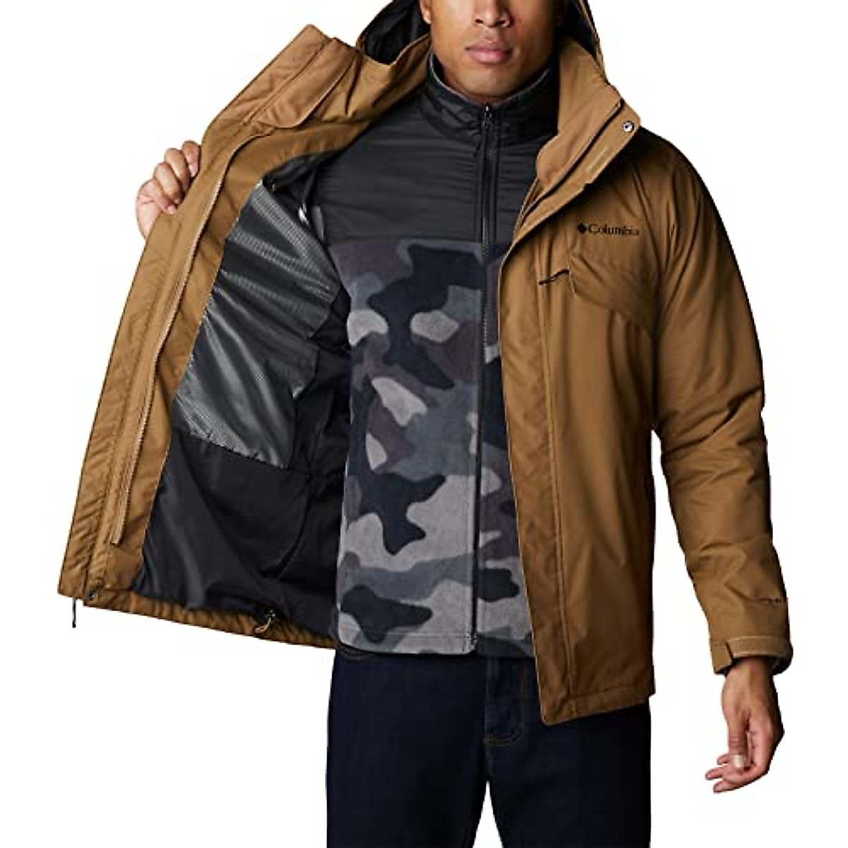 Columbia Men's Bugaboo II Fleece Interchange Jacket, Delta, 2X Big