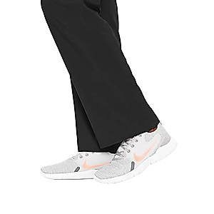 Med Couture Scrub Pants Women, Yoga Cargo Pocket Scrub Pant,Black, Large