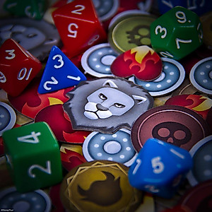 Quests of Yore: Barley's Edition | Role Playing Board Game Featured in Disney Pixar Onward Film | Officially Licensed Pixar Game | Featuring RPG Elements with Quest Master & D4, D6, D8, and D12 Dice