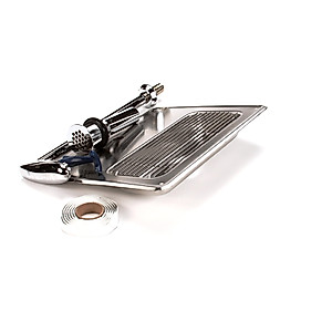 T&S Brass B-1230-12 Water Station with 12-Inch Pedestal Glass Filler and Drip Pan Assembly