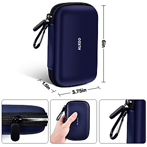 USB Flash Drive Case Compatible with Sandisk Cruzer/for Samsung Bar Plus/for Micro Center Superspeed/for Pny Turbo 16GB/ 32GB/ 64GB/ 128GB USB 2.0 3.0 Flash Drive - 8 Pack (Navy Blue)