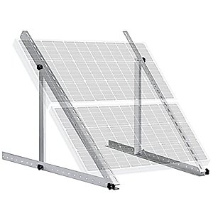 ECO-WORTHY 41in Solar Panel Mount Brackets, with Foldable Tilt Legs, Adjustable Mounting Brackets Kits for RV, Roof, Boat, and Off-Grid
