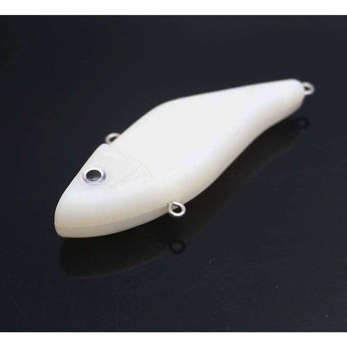 10pcs Fishing Unpainted VIB Crankbait Lure Body 75mm 7.49g Blank lipless Hard LuresSimulation Blank Body Clear Hard Baits Trout Salmon Minnow Lure Popper Lures Topwater Freshwater with Free Eye