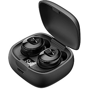 Bluetooth 5.0 Wireless Earbuds,Deep Bass Sound 15H Playtime IPX5 Waterproof Earphones Call Clear with Microphone in-Ear Stereo Headphones Comfortable for iPhone, Android 29