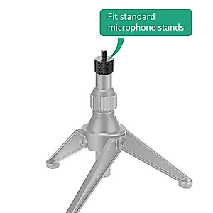 Rigych 5/8 to 1/4 Adapter 4 Pcs Mic Screw Adapter 1/4 Male to 5/8 Female Mic Stand Adapter for Mic Mount Camera Monitor Tripod