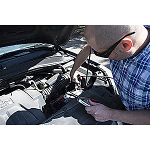 Forney 54722 Battery Charger Clamps, 500-Amp, Commercial Grade,Red and Black