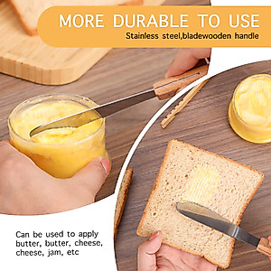 Recsrdce （11 inches Oven Rack Puller， bamboo cooking tongs, Salad pliers，toaster tongs）and（8inches Cream spatula,mini serrated knif,Wooden handle/Stainless steel spatula blade ）