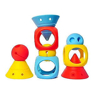 Fat Brain Toys Building Genius by MOLUK - Primary - Open-Ended Creative Play, Preschool