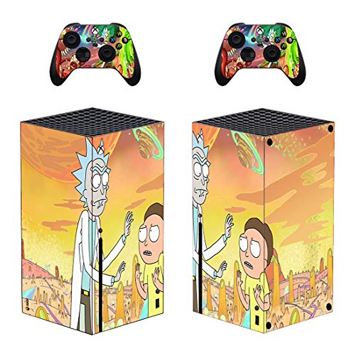 Babita Dogra Vinyl Skin Sticker Cover Decal for Microsoft X-Box-Series-X Console and Remote Controllers The Crazy Scientist HD Printing