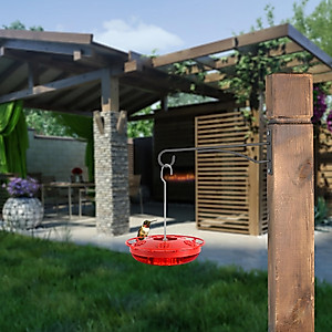 Eyrosa 8" Plant Hangers 6 Pack, Hanging Plant Bracket for Wall Fence Porch Outdoor Indoor, Metal Plant Hooks for Basket, Flower, Planter, Feeder, Lantern, Wind Chime