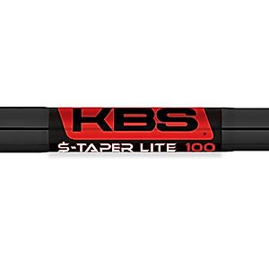 KBS Money $-Taper LITE Black PVD Steel Iron Shafts 4-PW, Set of 7 Shafts - .355 Taper Tip (Choose Flex) (Regular)