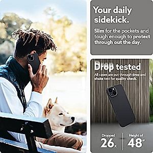 Caseology Nano Pop Silicone Case Compatible with iPhone 13 Mini Case (2021) - Black Sesame