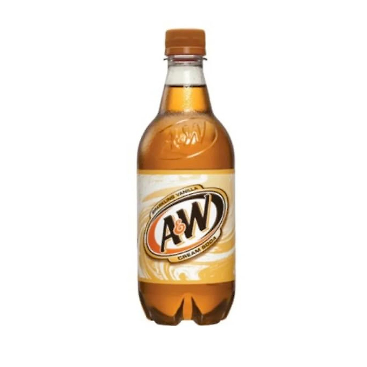 A&W Cream Soda Pop 20oz Bottles, Quantity of 24