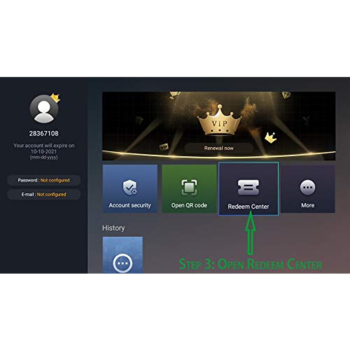 FEWQU IPTV Brazil HTV Box Renew Code One Year of TV Movies Channel Service Compatible with Hbox 3 5 6+ 7 8, A2.3 H.TV