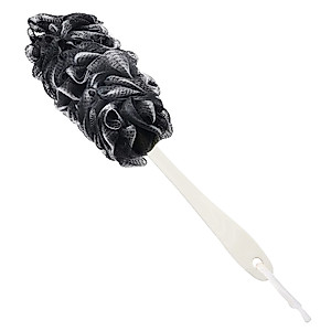 Arswin Back Scrubber for Shower,Loofah Long Handle Bath Body Brush,Soft Nylon Mesh Sponge for Shower,Loofah On a Stick for Men Women,Exfoliating Scrub Cleaning Luffa for Elderly (3Pack-NewMix)