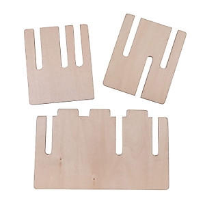 THE FRECKLED FROG - FF410 The Freckled Frog Happy Architect - Natural - Set of 28 - Ages 2+ - Wooden Building Blocks for Preschoolers and Elementary Aged Kids