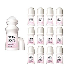Avon Skin So Soft, Soft & Sensual Roll-On Antiperspirant Deodorant 2.6oz (12-Pack)