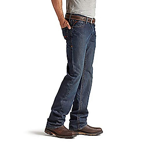 Ariat Male FR M4 Relaxed Basic Boot Cut Jean Shale 34W x 34L