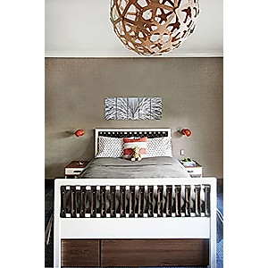 SYGALLERIER Silver Metal Wall Arts Hand Crafted Huge 3D Abstract Aluminum Artwork Modern Sculpture Contemporary Metallic Pictures for Living Room Bedroom Dinning Decor