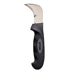 Hyde Tools 20550 2-1/2-Inch Flooring and Roofing Knife, Black and Silver