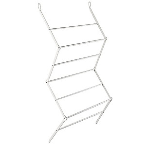 Over the Door Towel Rack - Laundry Room Drying Racl - White