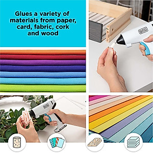 BLACK+DECKER 4V MAX Cordless Glue Gun, USB Rechargeable (BCGL115FF)