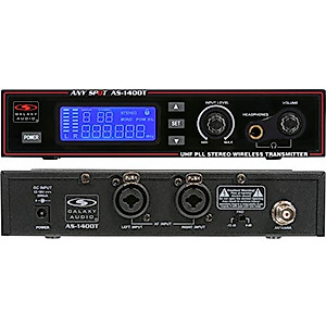 Galaxy Audio AS-1400-4 Band Pack Wireless In-Ear Personal Monitor System, Code M (516 MHz - 558 MHz)