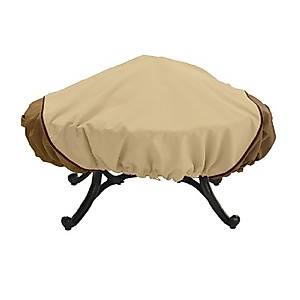 Classic Accessories Veranda Water-Resistant 60 Inch Round Fire Pit Cover, Patio Furniture Covers