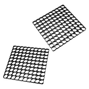 Heyiarbeit 2Pcs 10x10 Tandem 18650 Lithium Battery Holder Cell Spacer Bracket for DIY Battery Pack Hole Dia 18.5mm/0.73"