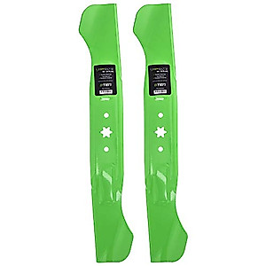 8TEN LawnRAZOR Mower Blade Set for MTD Cub Cadet RZT L46 46 inch Deck 942-04290 942-04244 742-04244 942-04244A (High-Lift)