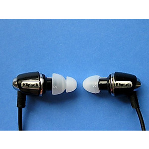 Comfortable (CL) Oval Fit Set Compatible with Klipsch In Ear Earphones - Replacement Ear Adapters Eartips Earbuds Eargels